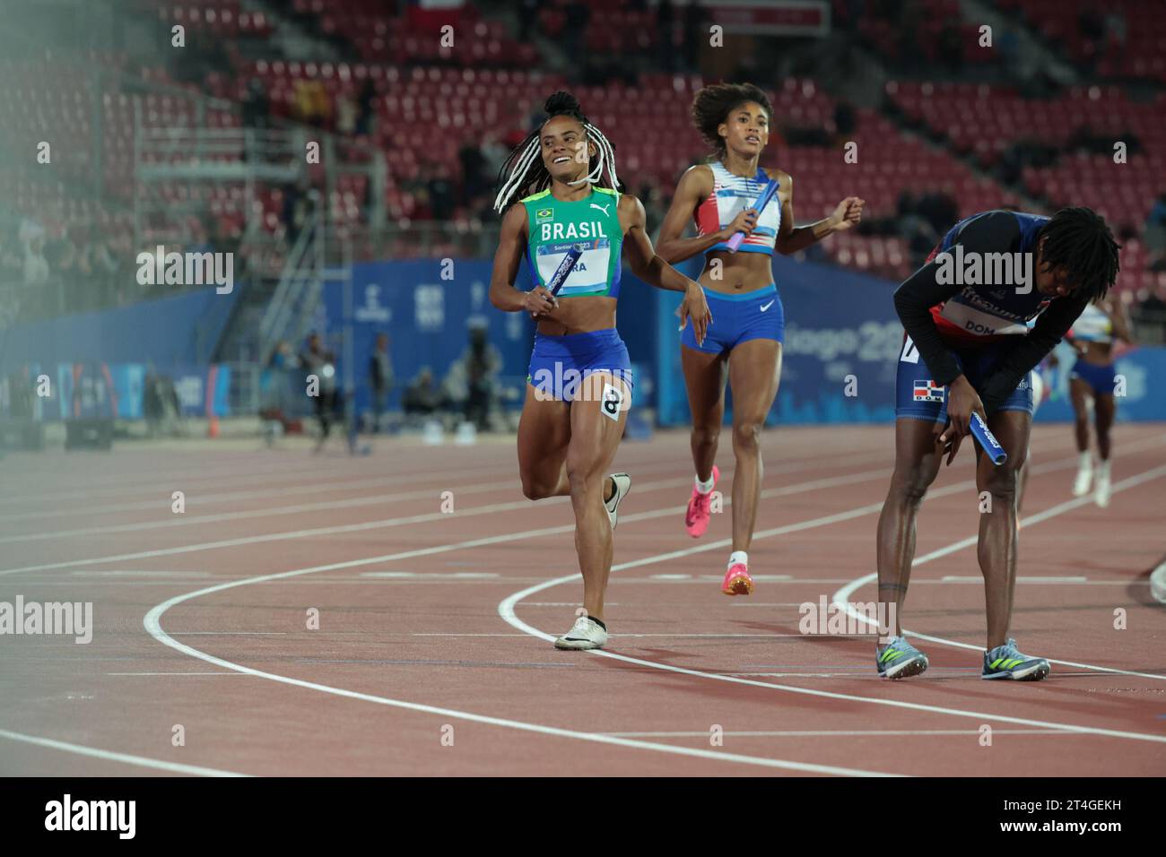 Santiago, Chile. 30th Oct, 2023. ATHLETICS/FINALS/TEST/MEN/GAMES/PAN ...