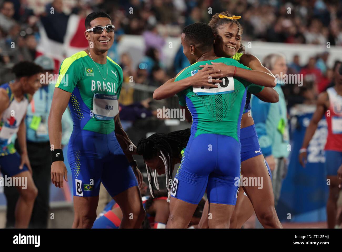 Santiago, Chile. 30th Oct, 2023. ATHLETICS/FINALS/TEST/MEN/GAMES/PAN ...