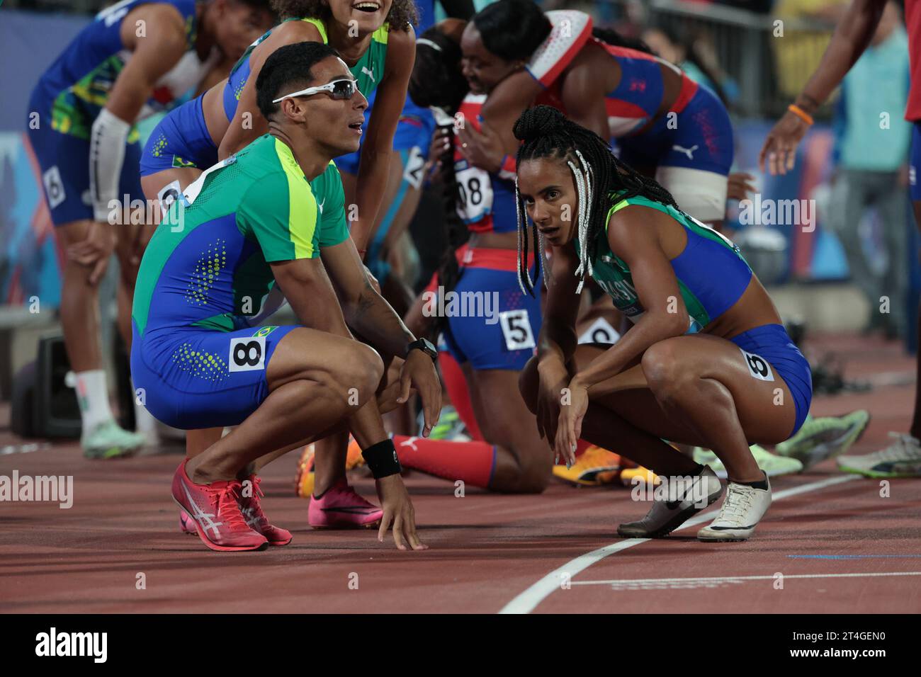 Santiago, Chile. 30th Oct, 2023. ATHLETICS/FINALS/TEST/MEN/GAMES/PAN ...