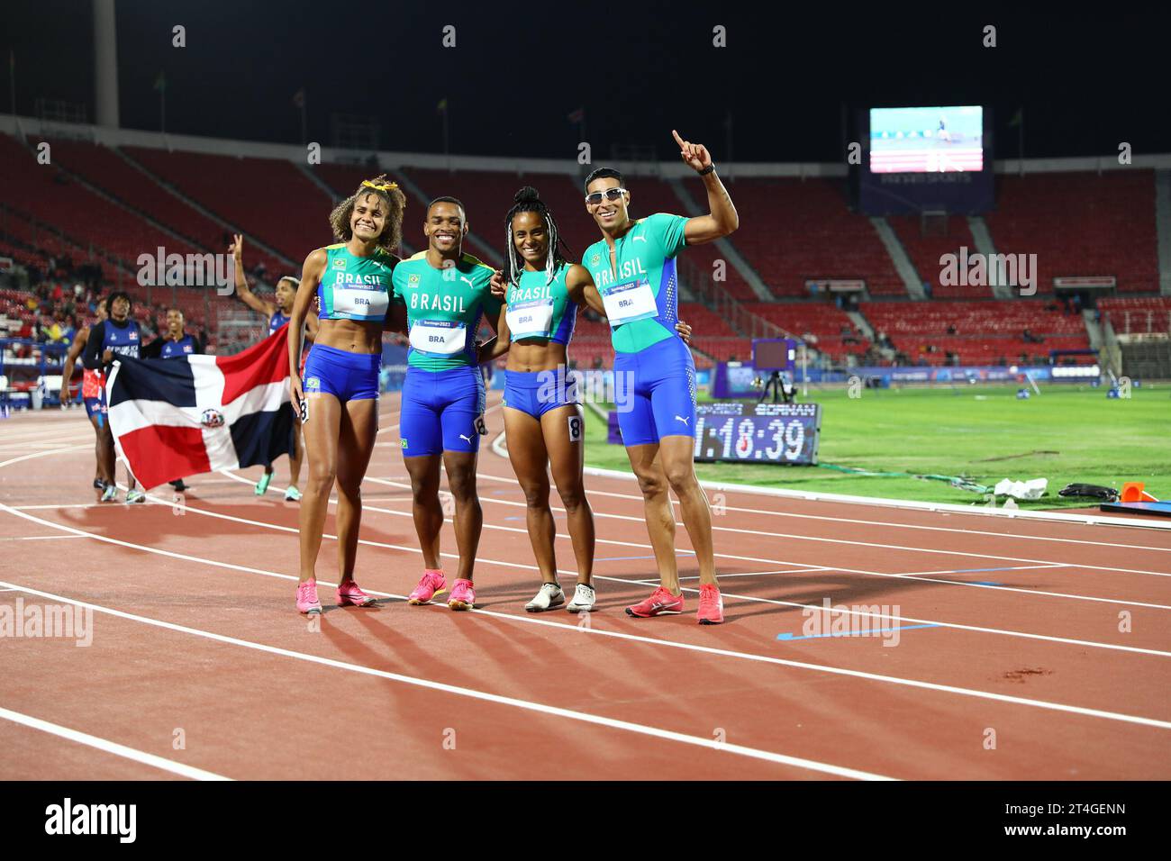 Santiago, Chile. 30th Oct, 2023. ATHLETICS/FINALS/TEST/MEN/GAMES/PAN ...