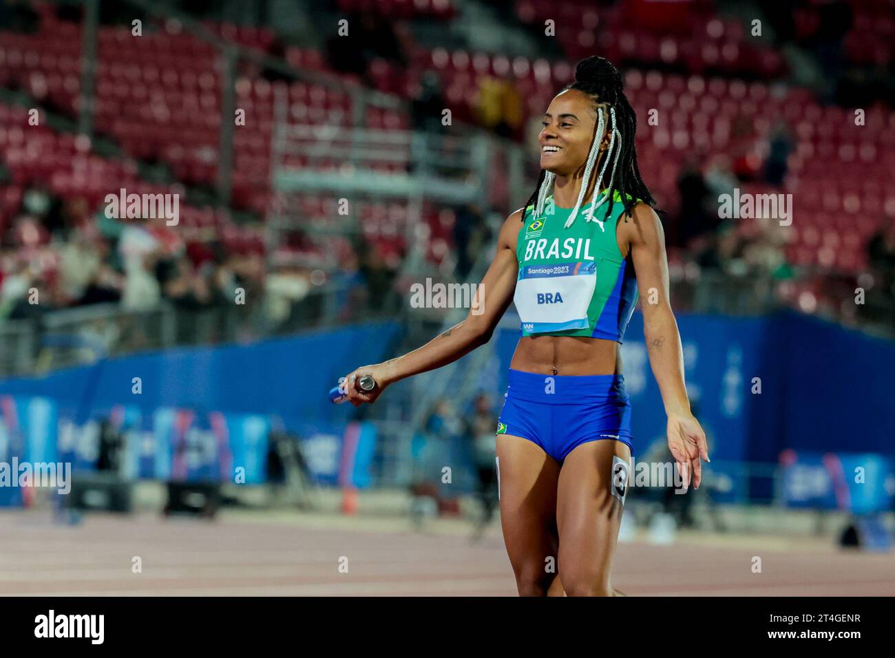 Santiago, Chile. 30th Oct, 2023. ATHLETICS/FINALS/TEST/MEN/GAMES/PAN ...