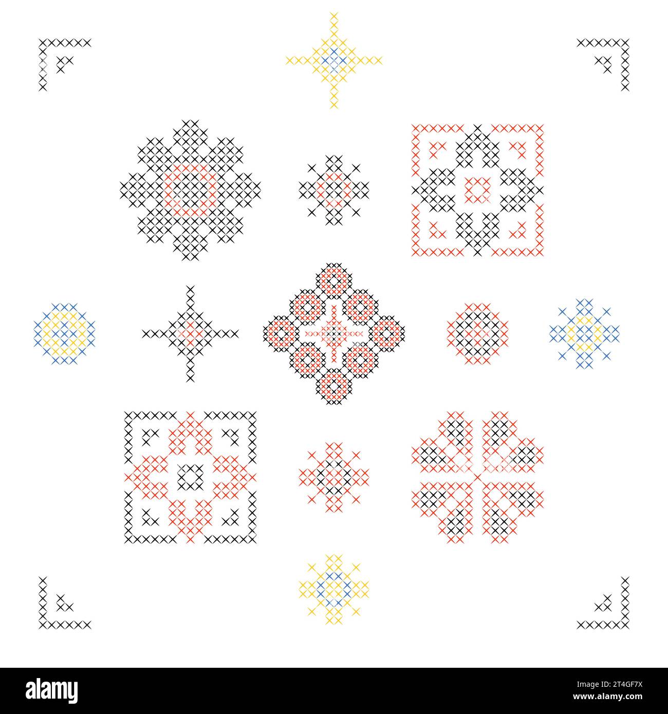 Decorative elements slavic art hi-res stock photography and images - Alamy