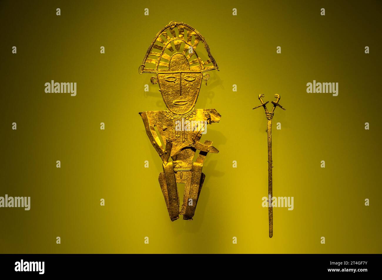 Pre-Columbian gold artifacts showcased at Bogota's Gold Museum ...
