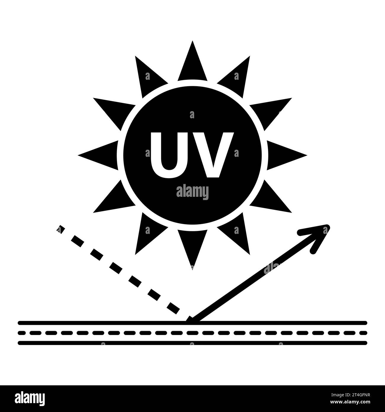 Sun protection factor icon, uv radiation block symbol, sun protect skin ...