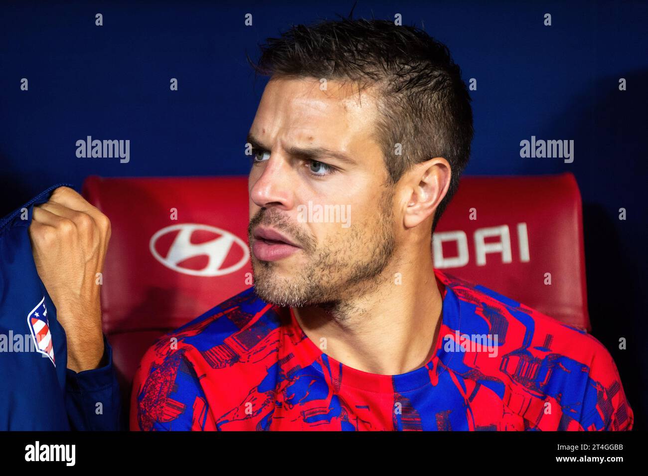 Madrid, Spain. 29th Oct, 2023. Cesar Azpilicueta (Atletico Madrid) seen ...
