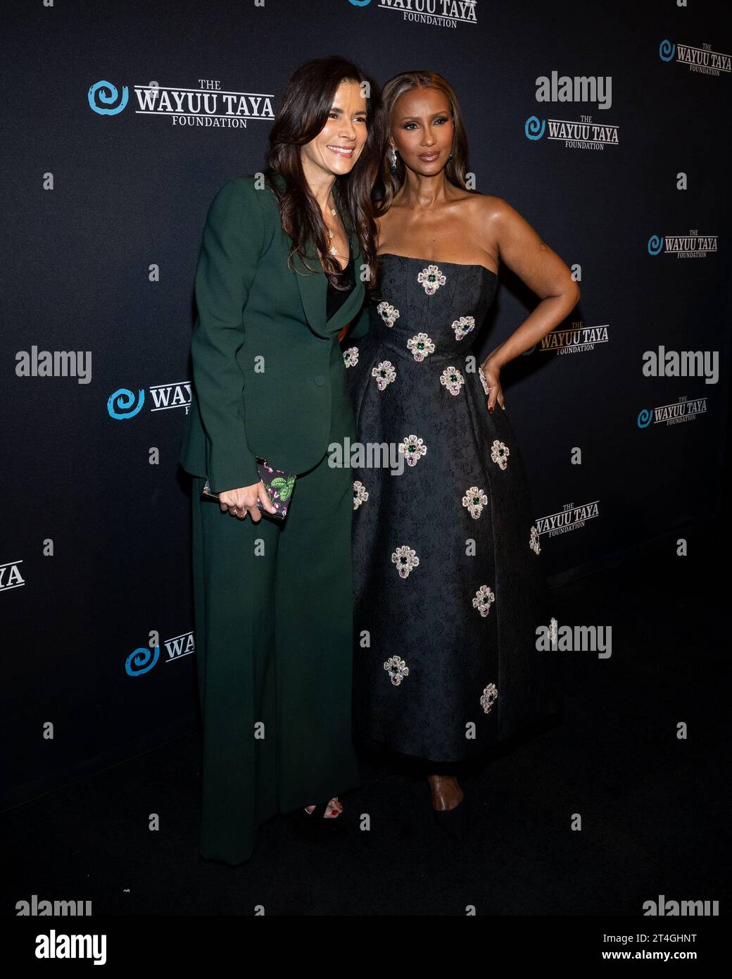 New York, USA. 24th Oct, 2023. Patricia Velásquez and Iman arrive on ...