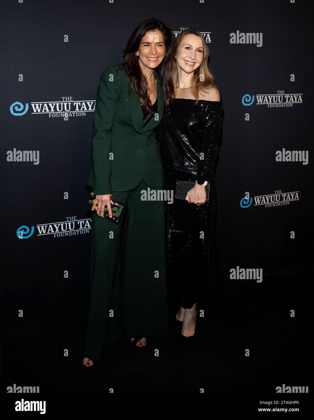 New York, USA. 24th Oct, 2023. Patricia Velásquez and Jennifer Kriz ...