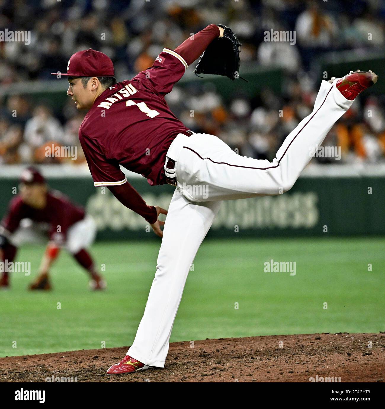 File Japanese Pitcher Yuki Matsui Of Tohoku Rakuten Golden Eagles