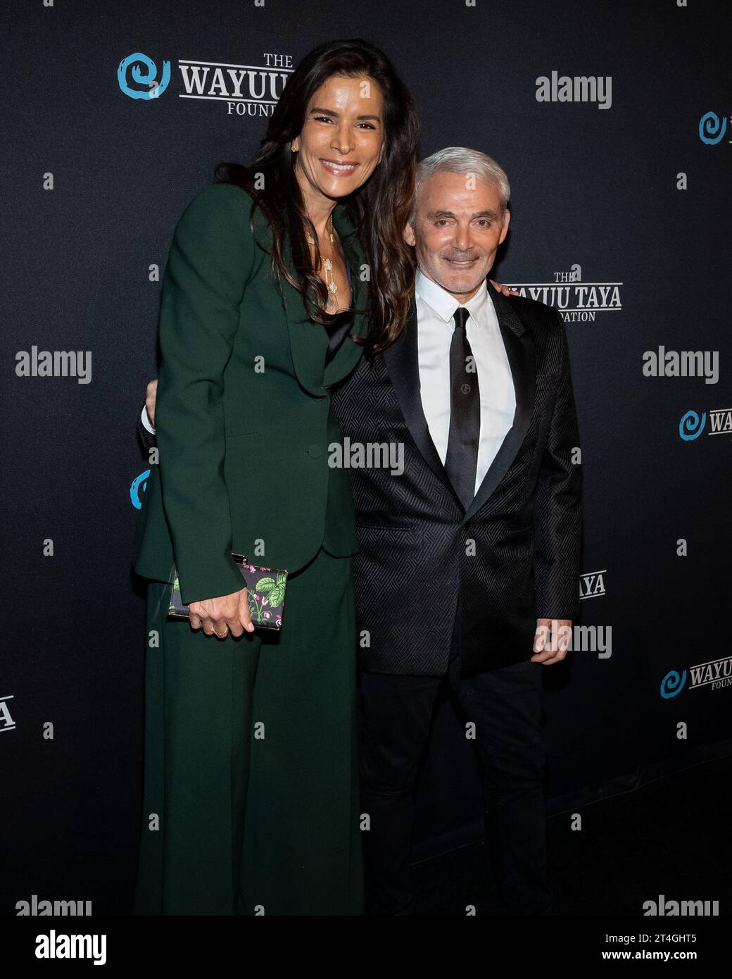 New York, USA. 24th Oct, 2023. Patricia Velásquez and Frank Giustra ...