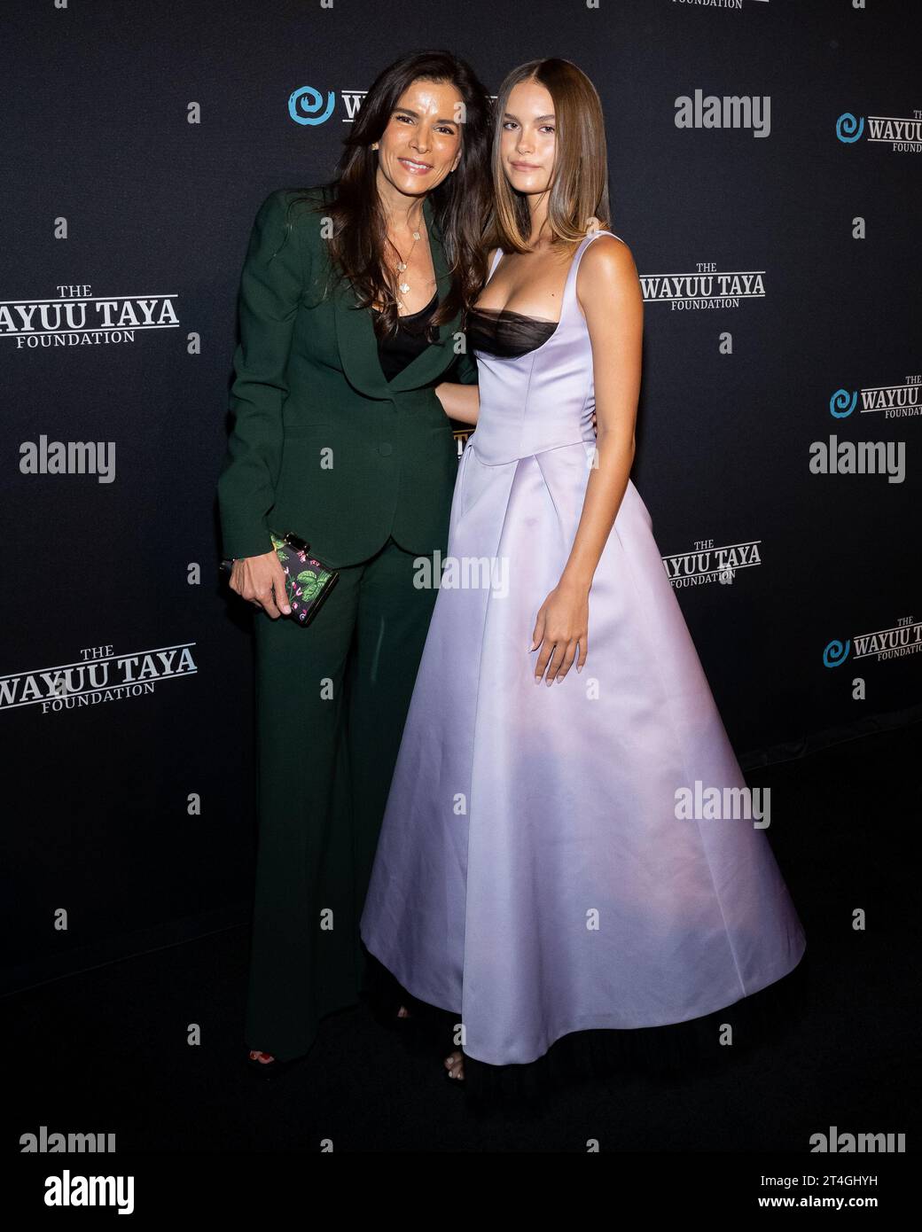 New York, USA. 24th Oct, 2023. Patricia Velásquez and Maya Caririllo ...