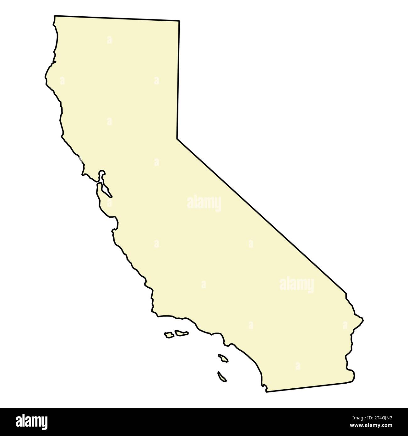 California map shape, united states of america. Flat concept icon ...