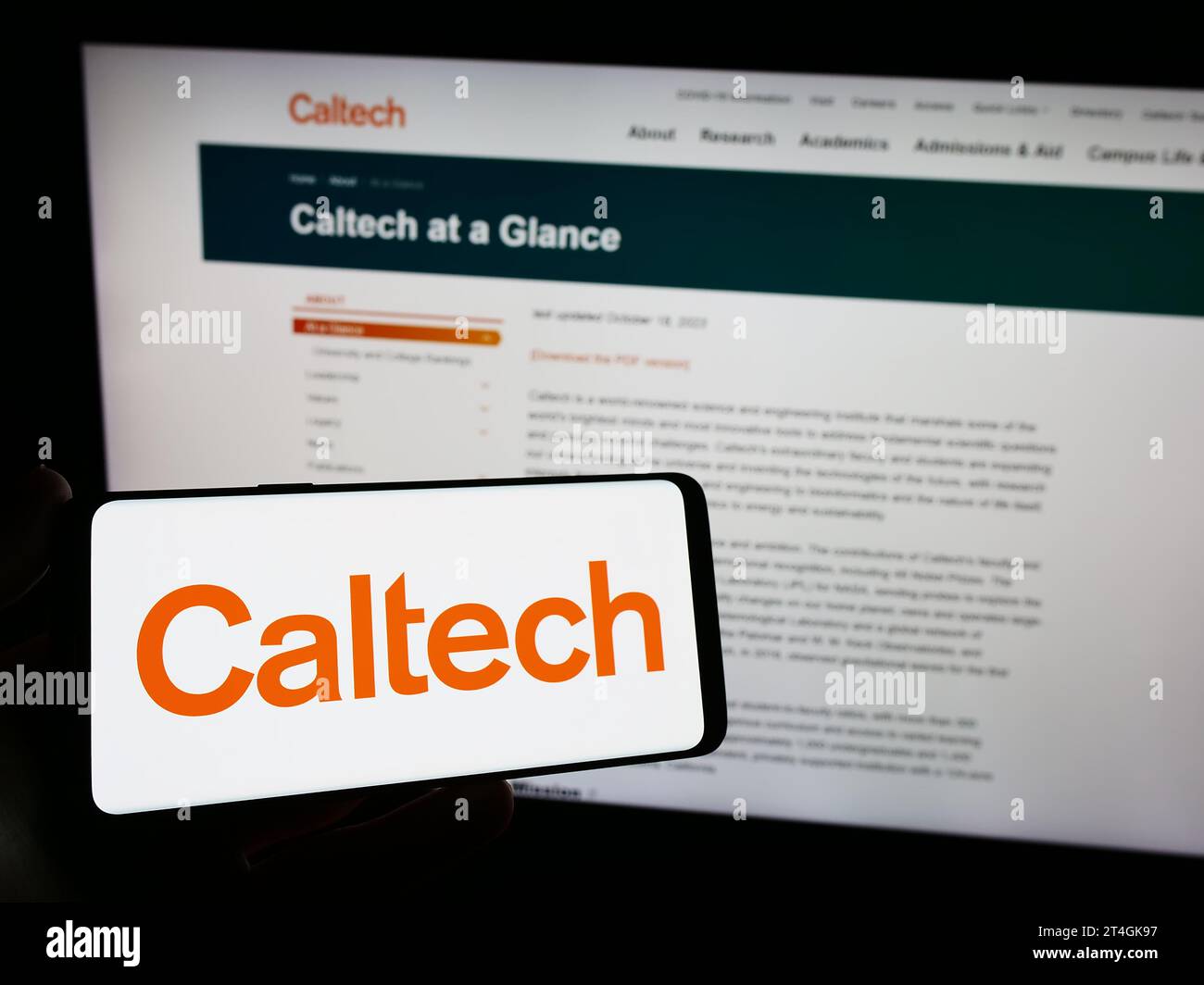 California institute of technology hi-res stock photography and images ...