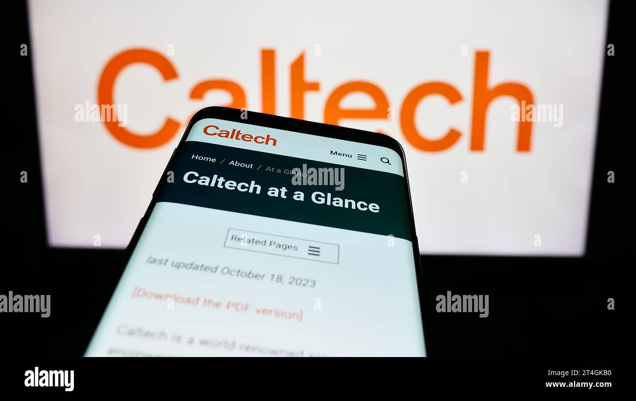 California institute of technology hi-res stock photography and images ...