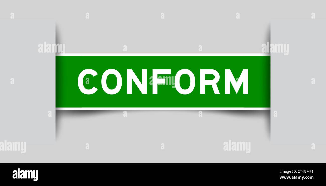 Rule conformity Stock Vector Images - Alamy