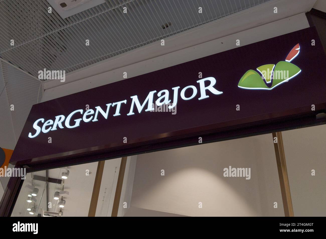 Bordeaux , France - 10 19 2023 : sergent major logo store and text sign ...