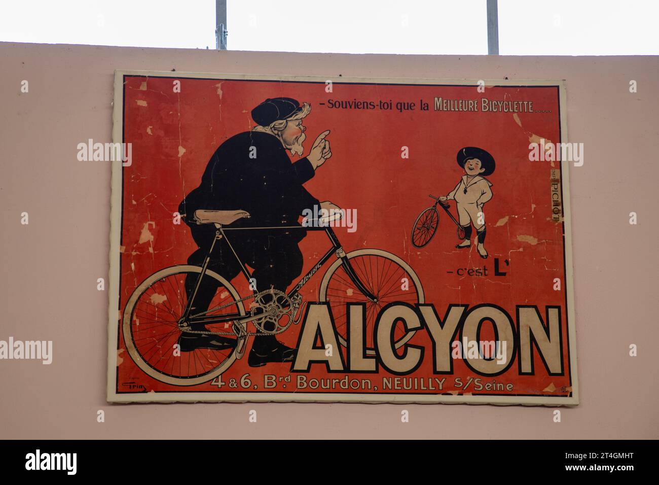 Bordeaux , France - 10 26 2023 : alcyon bicycle bike Motorcycles ...