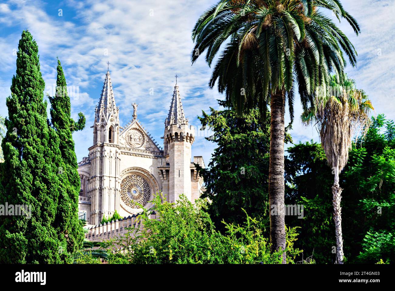 Gothic Cathedral-Basilica of Santa María in Palma de Mallorca or ...