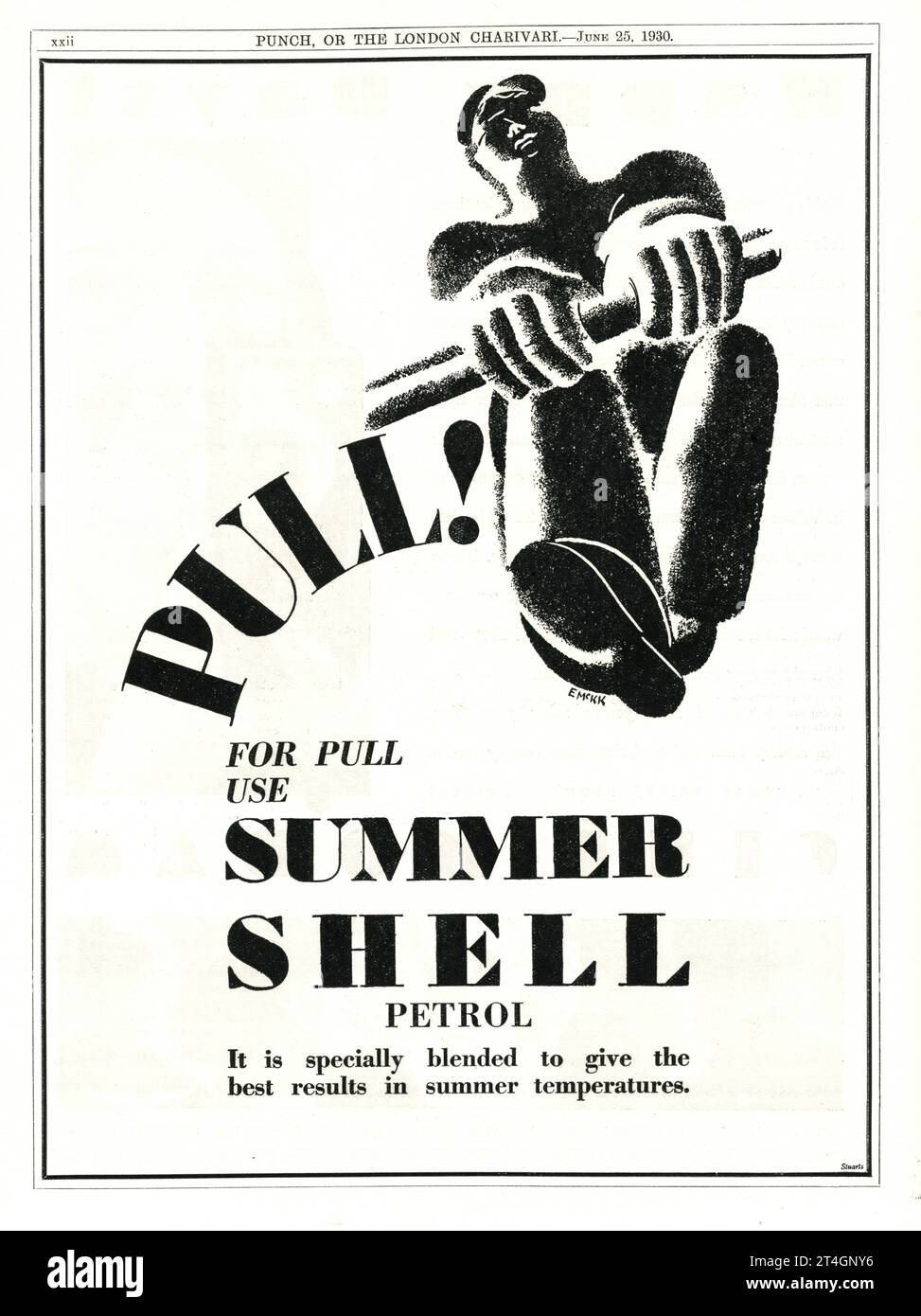 Specially Blended SUMMER SHELL PETROL 1930 British Magazine ...