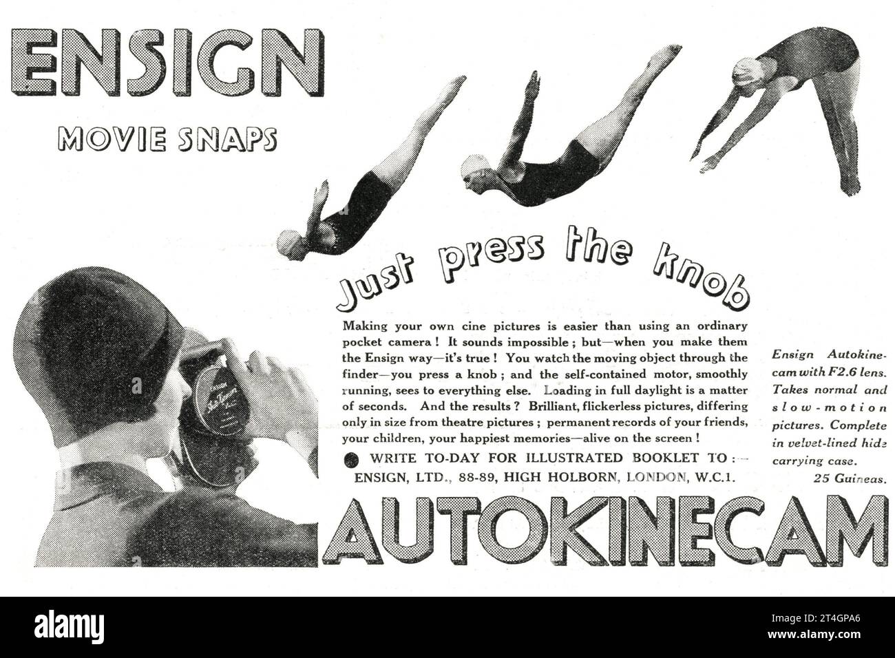 1930s movie camera Cut Out Stock Images & Pictures - Alamy