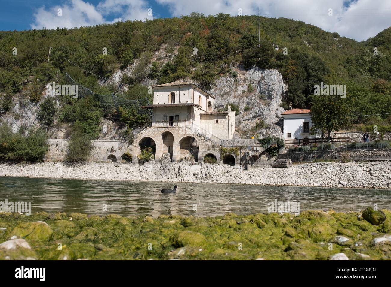 Wild, unspoiled, of immeasurable beauty, Lake Scanno Stock Photo - Alamy