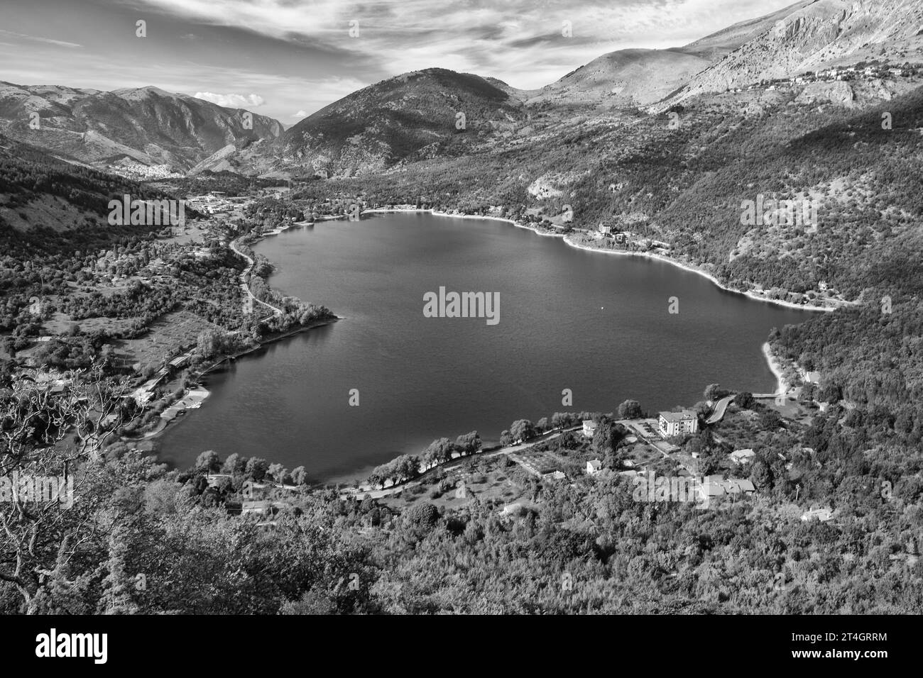 Wild, unspoiled, of immeasurable beauty, Lake Scanno Stock Photo - Alamy