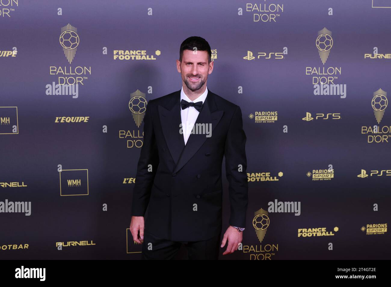 Paris, France. 30th Oct, 2023. Serbian tennis player Novak Djokovic ...