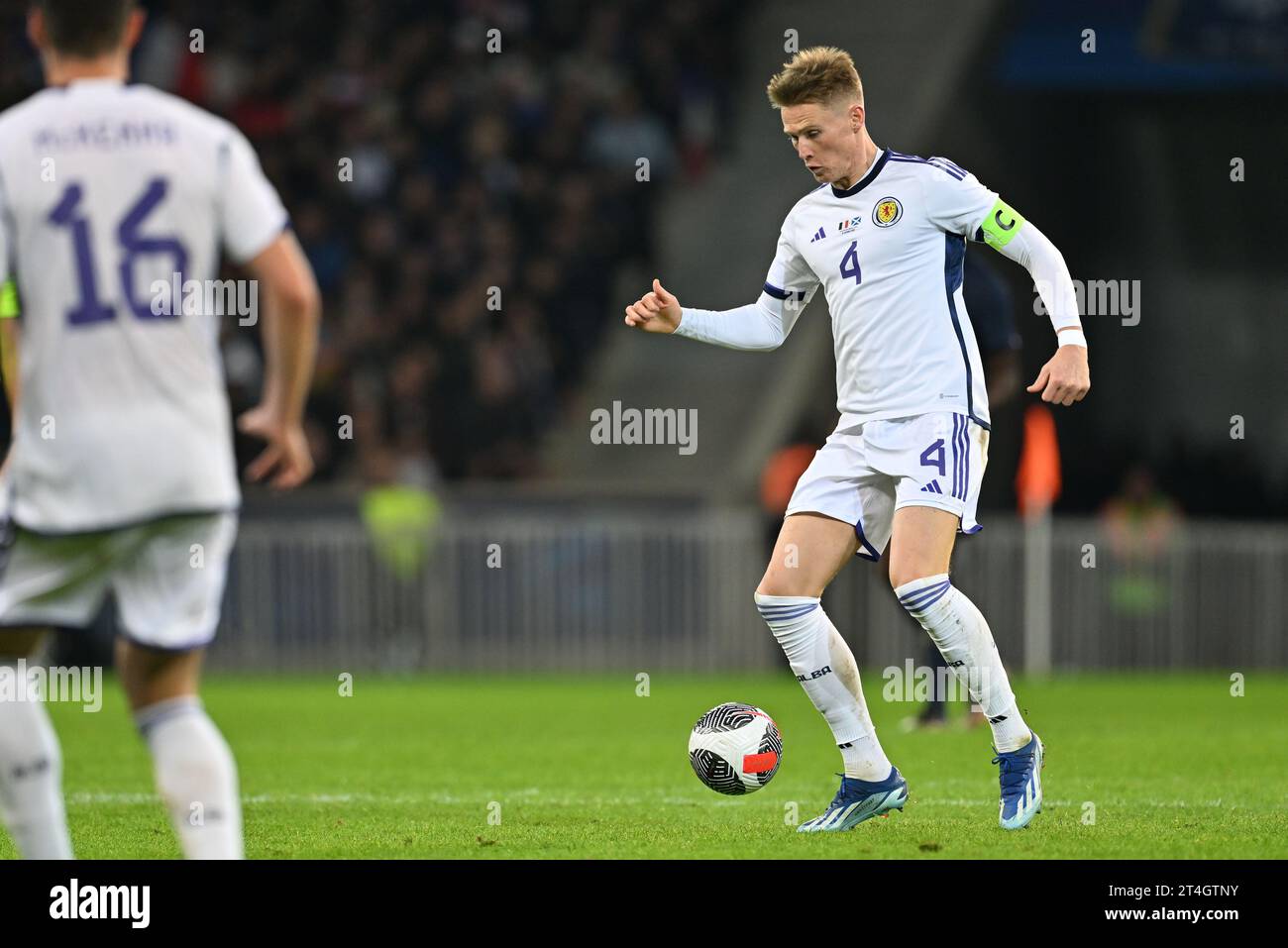 Scott McTominay (4) of Scotland pictured during a soccer game between ...
