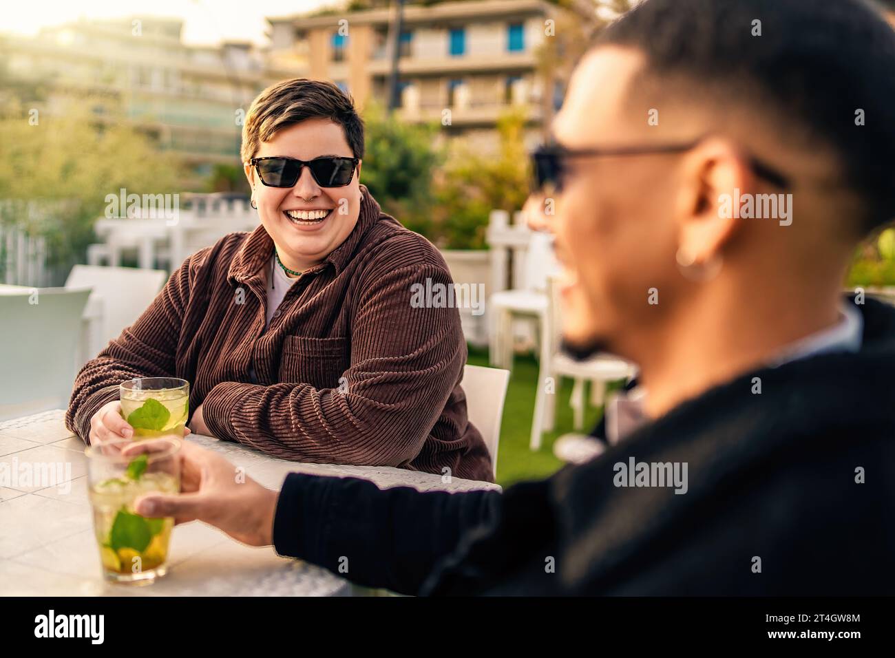 A non-binary individual shares a heartwarming conversation with their ...