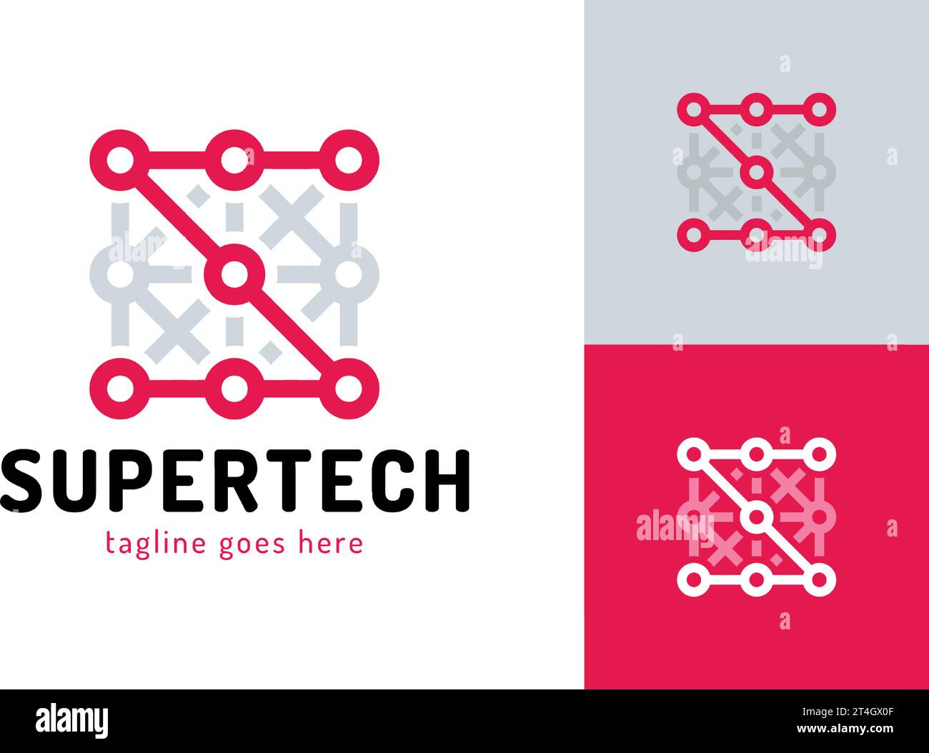 Technology letter s logo abstract tech Royalty Free Vector Stock Vector ...