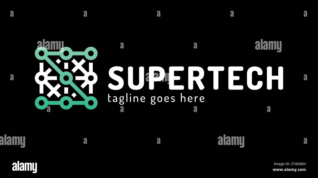 Technology letter s logo abstract tech Royalty Free Vector Stock Vector ...