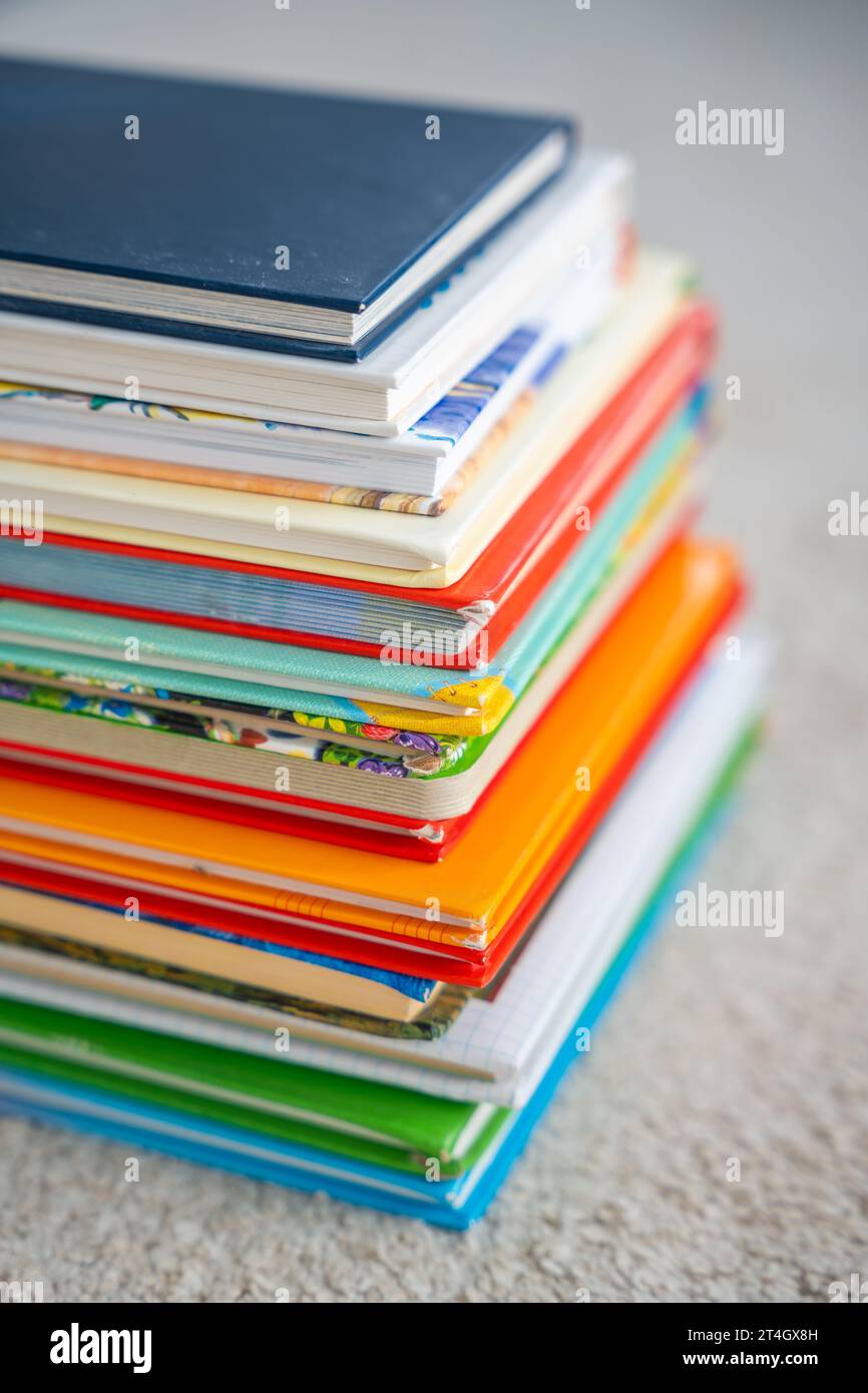 Stack of Children's Books with Fairy tales Stock Photo - Alamy