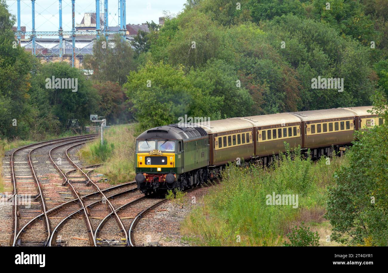 Diesel Class 47, The Settle to Carlilse & Coastal Statesman departing ...