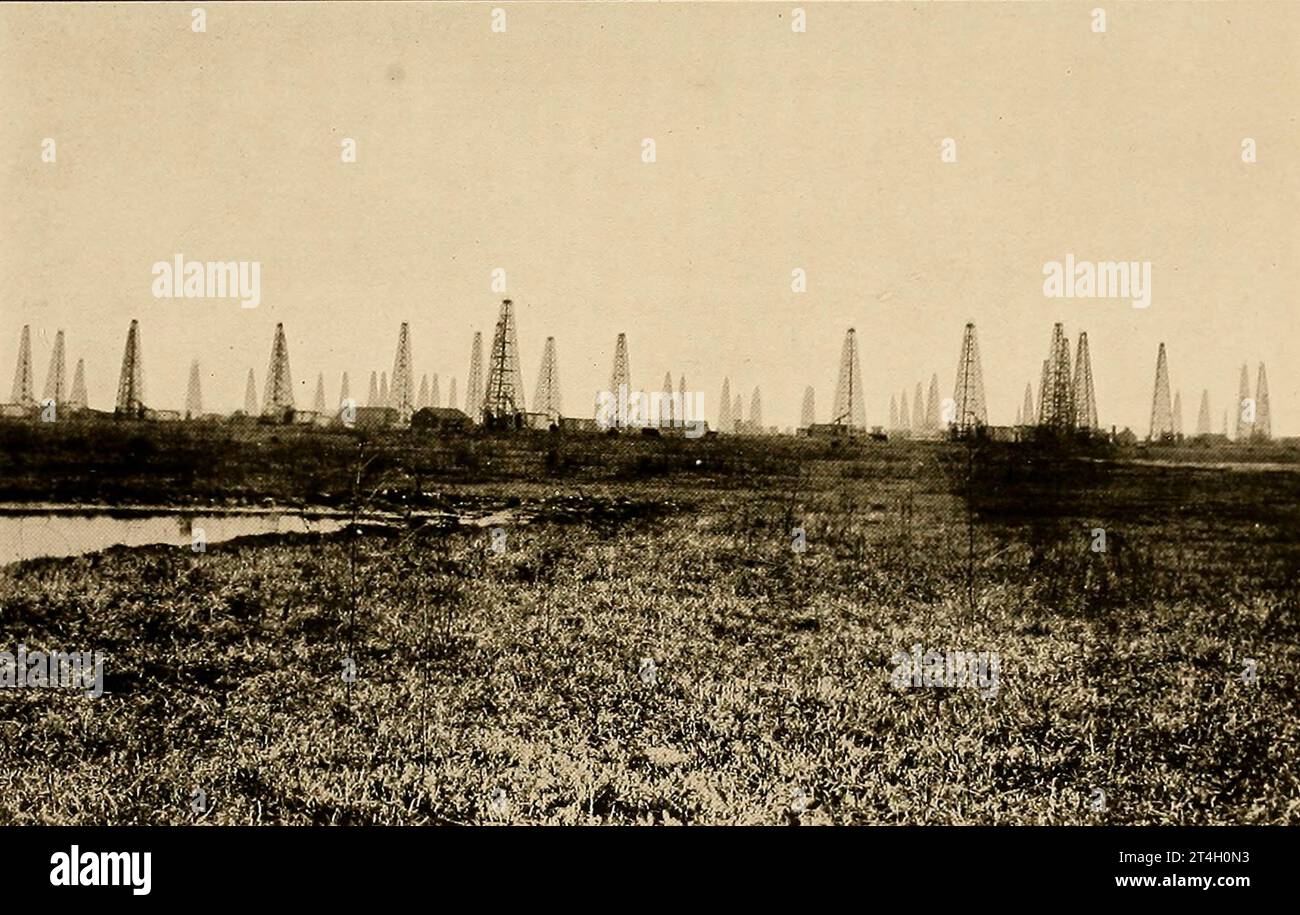 Spindle Top, Beaumont, as It Looks To-Day from the book Texas, the ...