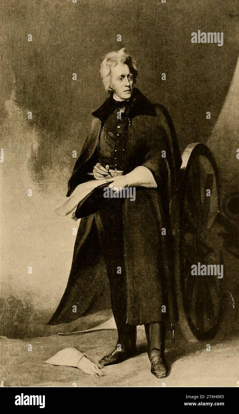 President Andrew Jackson from the book Texas, the marvellous, the state ...