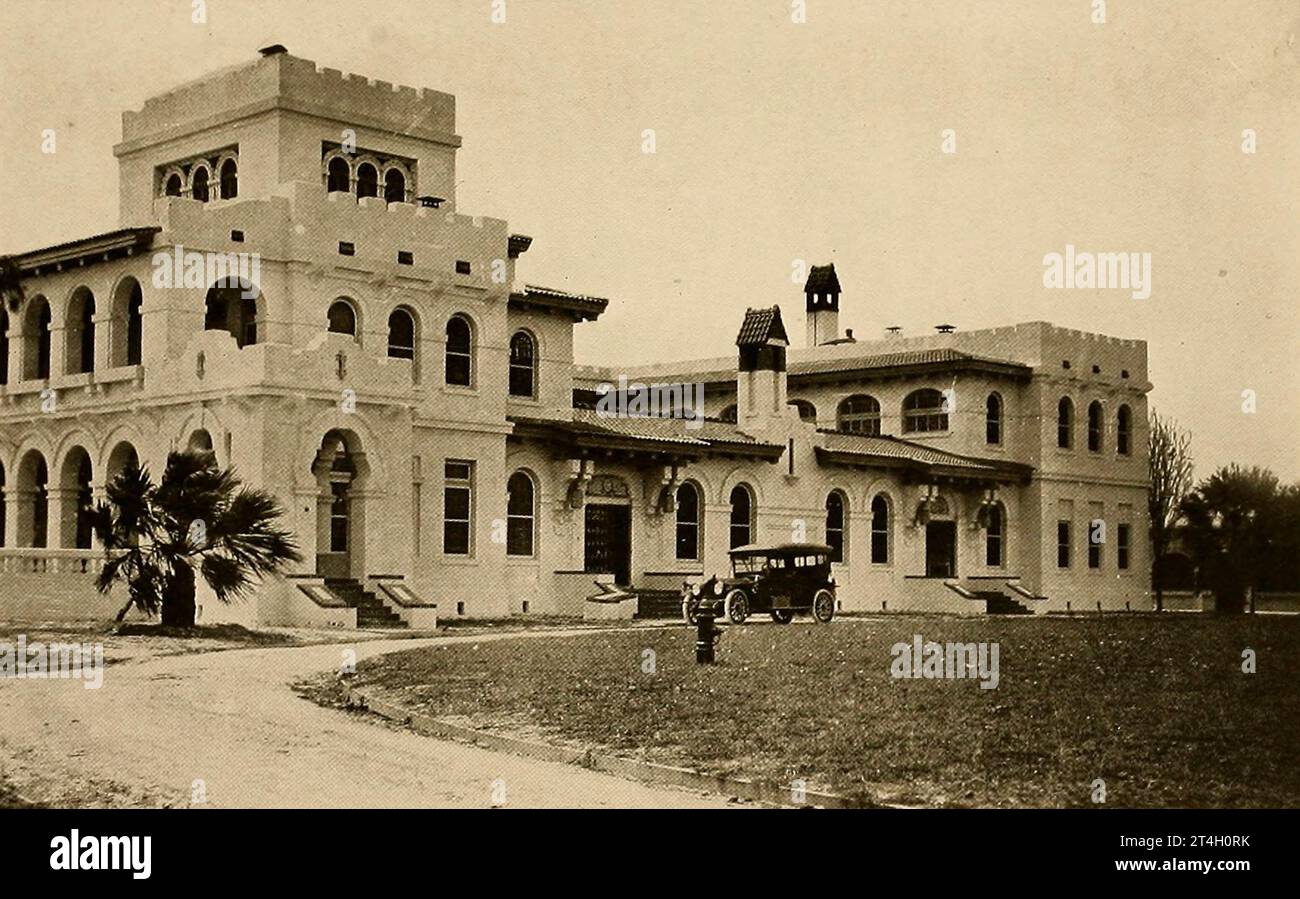 Exterior View of the Ranch House on the King Million-acre Ranch from ...