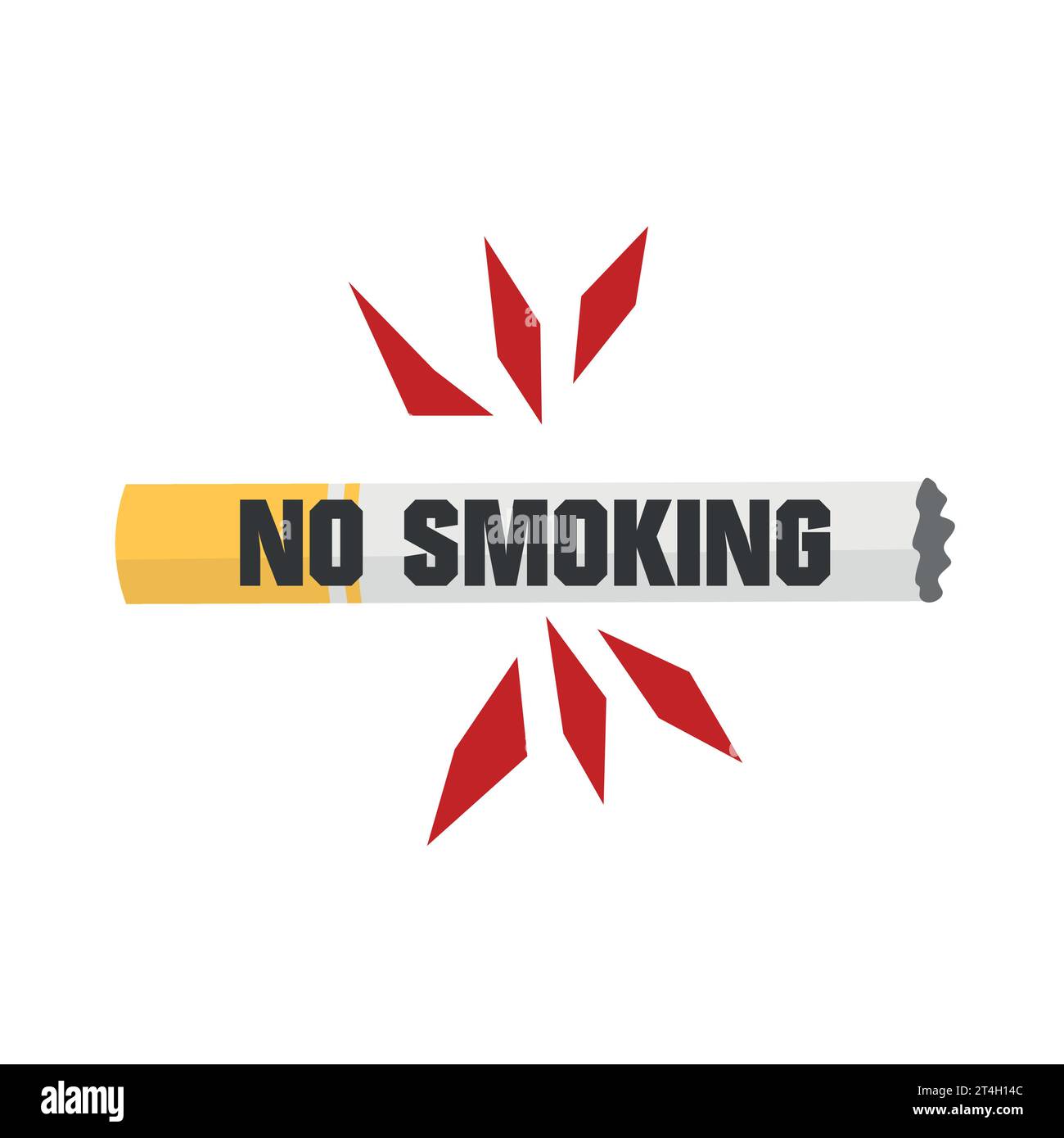 no smoking lettering, vector sign Stock Vector Image & Art - Alamy