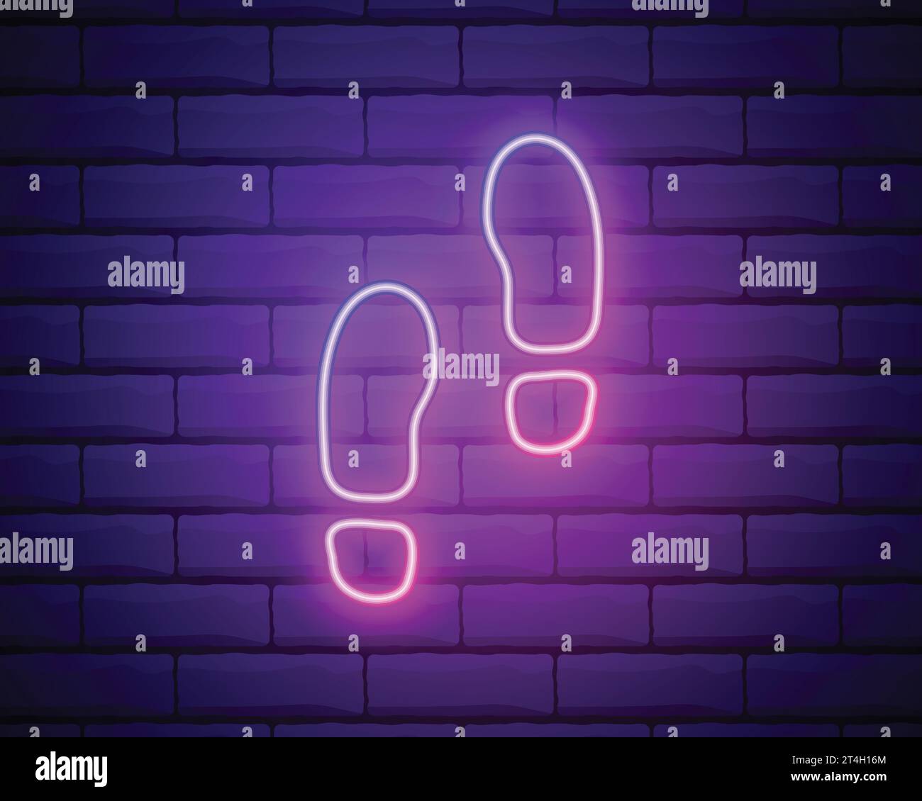 Light footsteps Stock Vector Images - Alamy