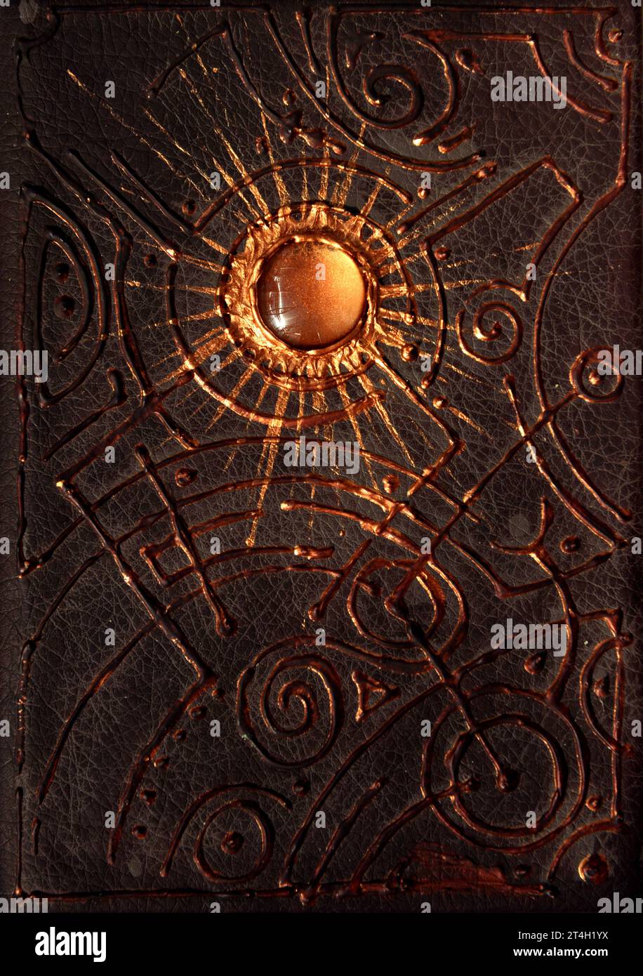 Abstract mystic background with magic elements, fantasy book cover with ...