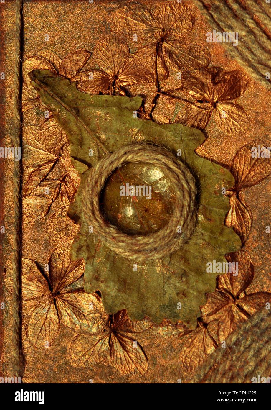 Abstract mystic background with magic elements, fantasy book cover with ...