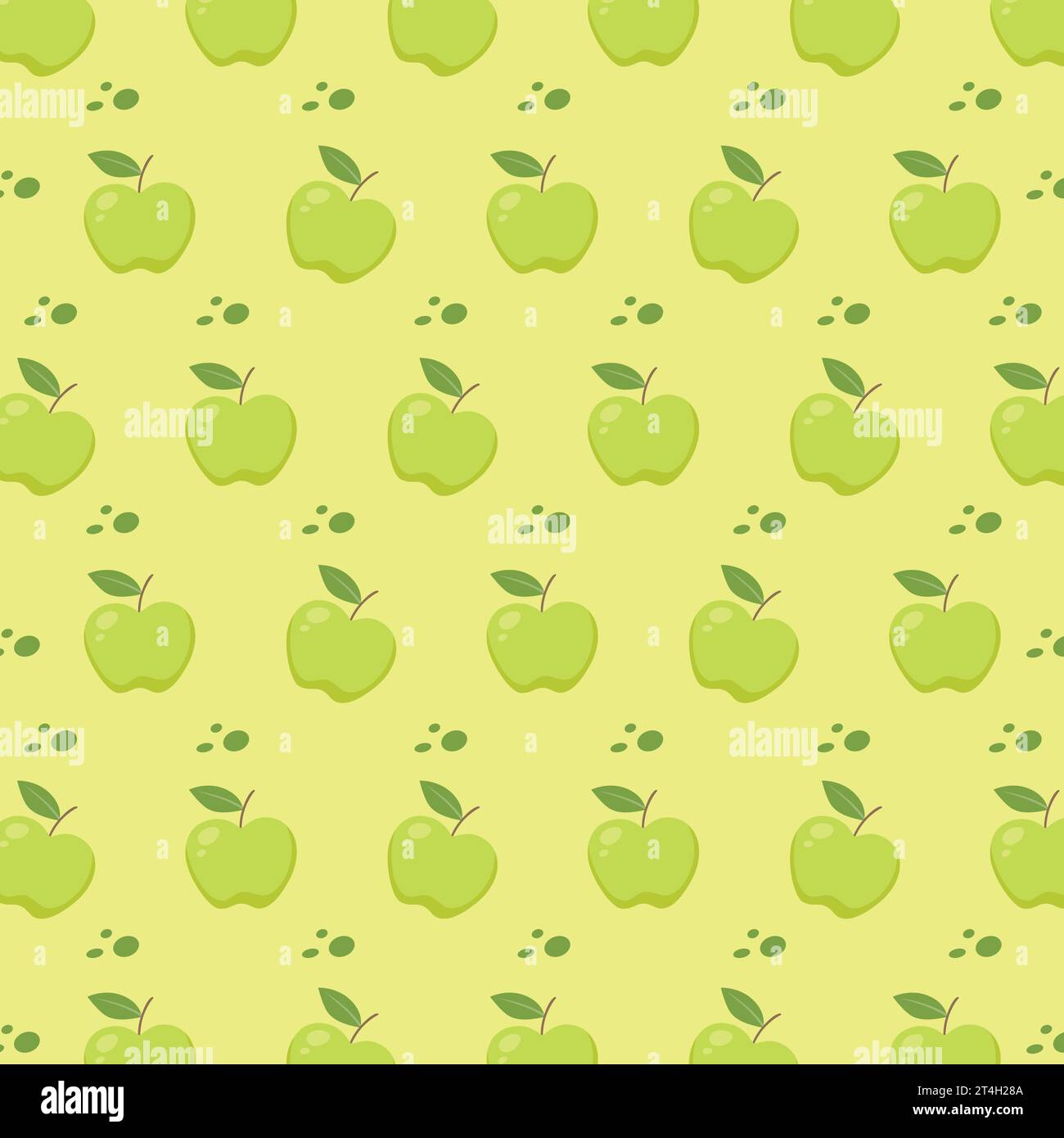 Seamless Pattern Apple Royalty Free Vector Image Stock Vector Image
