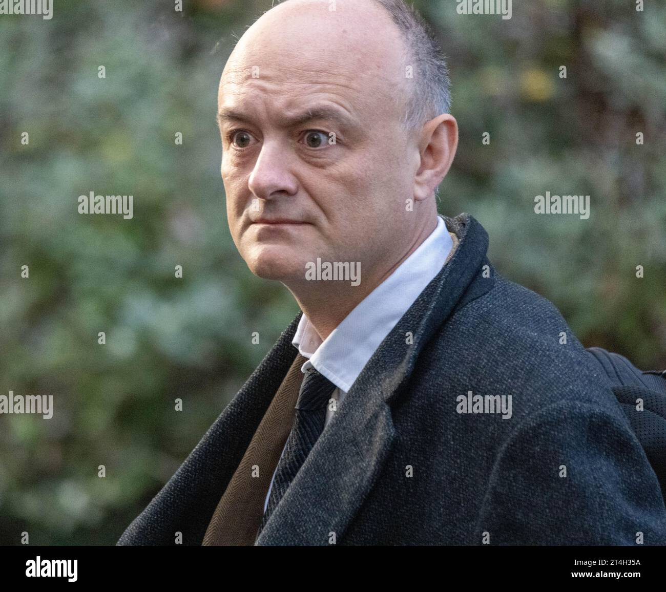 London, UK. 31st Oct, 2023. Covid Inquiry witnesses arrive Dominic ...