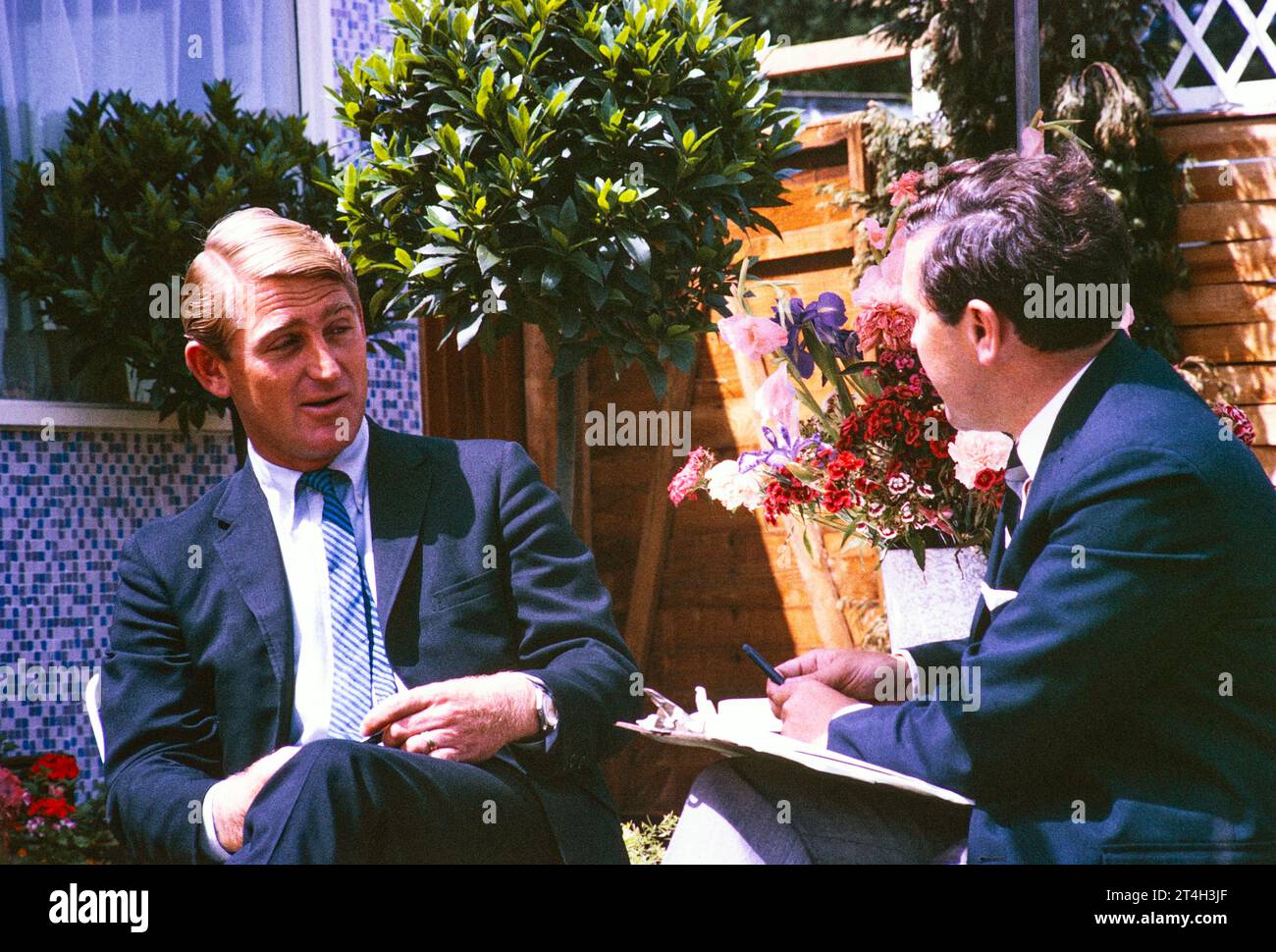 ATV television ITV outside broadcast, Wimbledon tennis tournament ...
