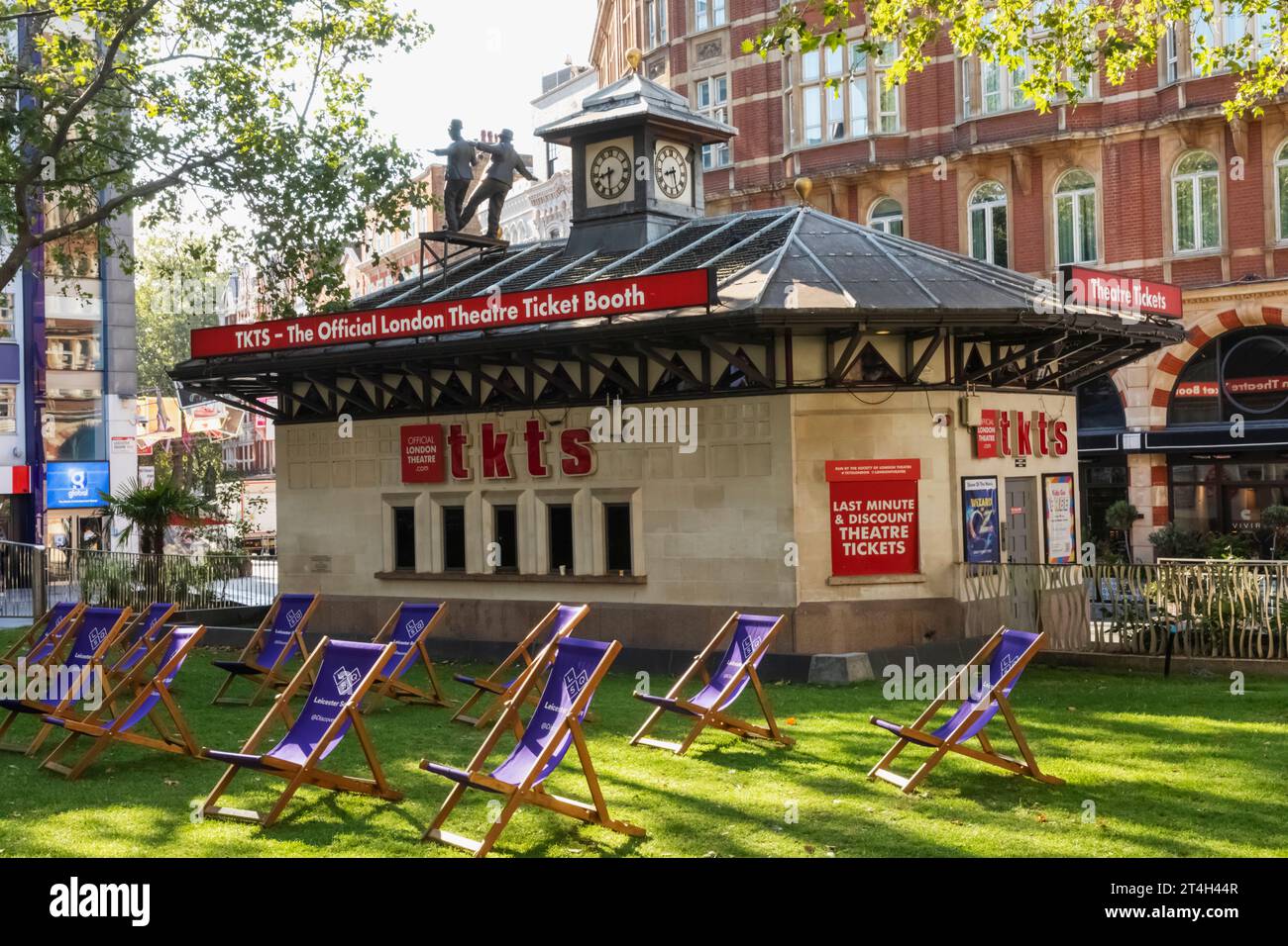 Leicester square ticket booth hi-res stock photography and images - Alamy