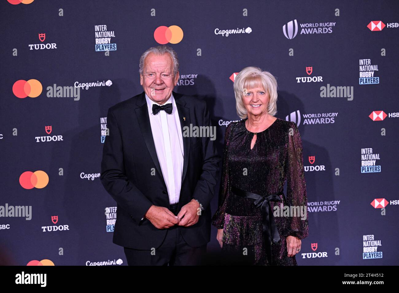 Paris, France. 29th Oct, 2023. Sir William Blackledge Bill Beaumont and ...