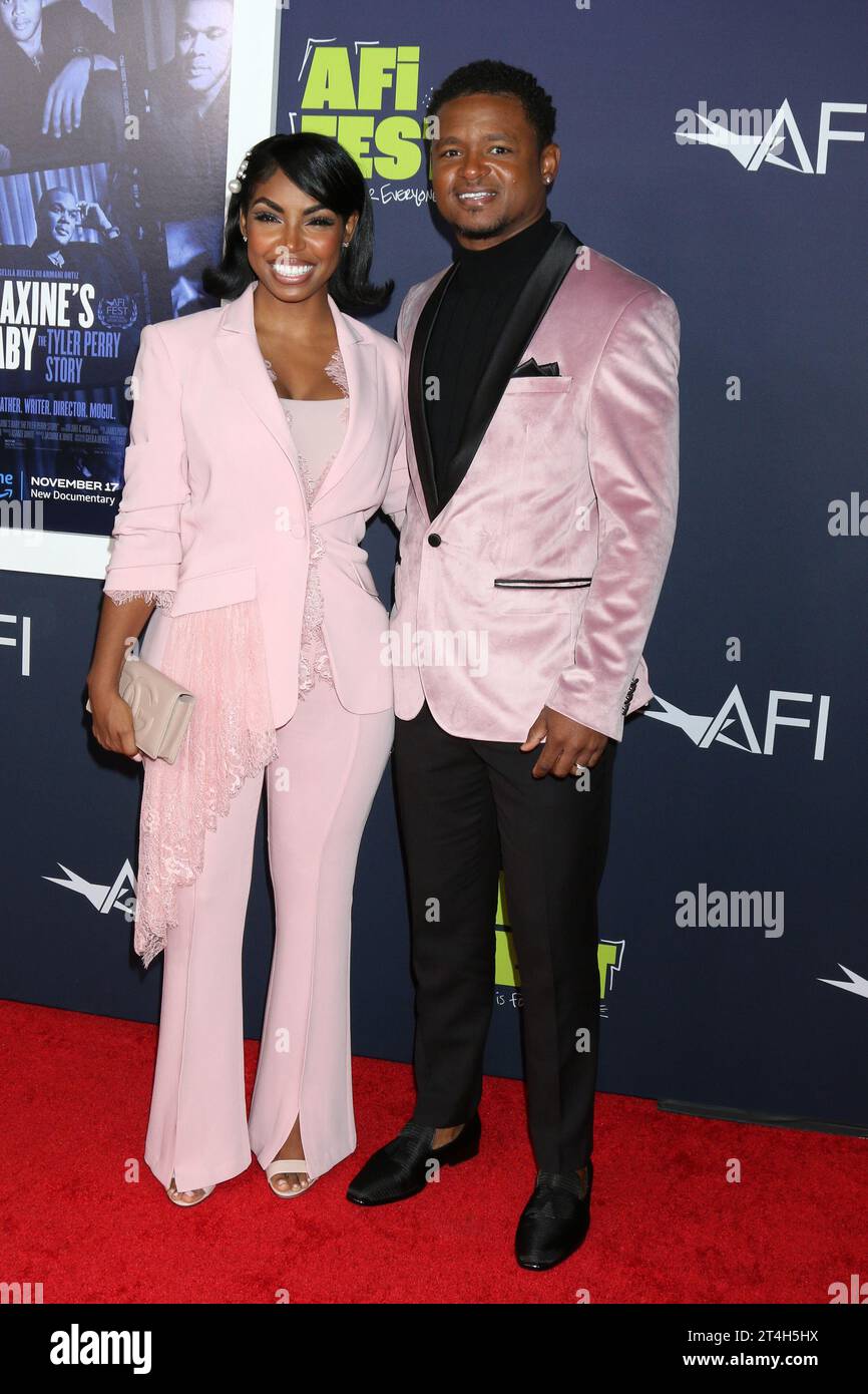 October 27, 2023, Los Angeles, CA, USA: LOS ANGELES - OCT 27: Jasmine K. White, Asante White at ...