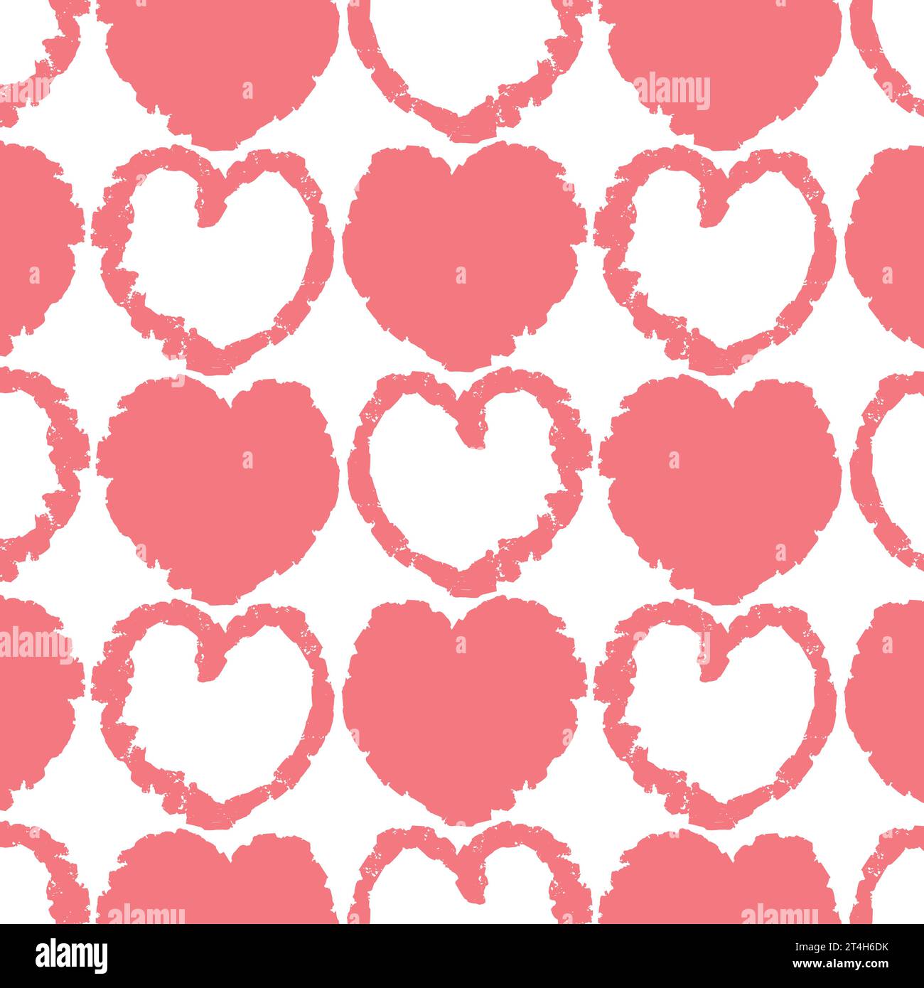 Vector heart pattern, symmetrical, on a transparent background ...