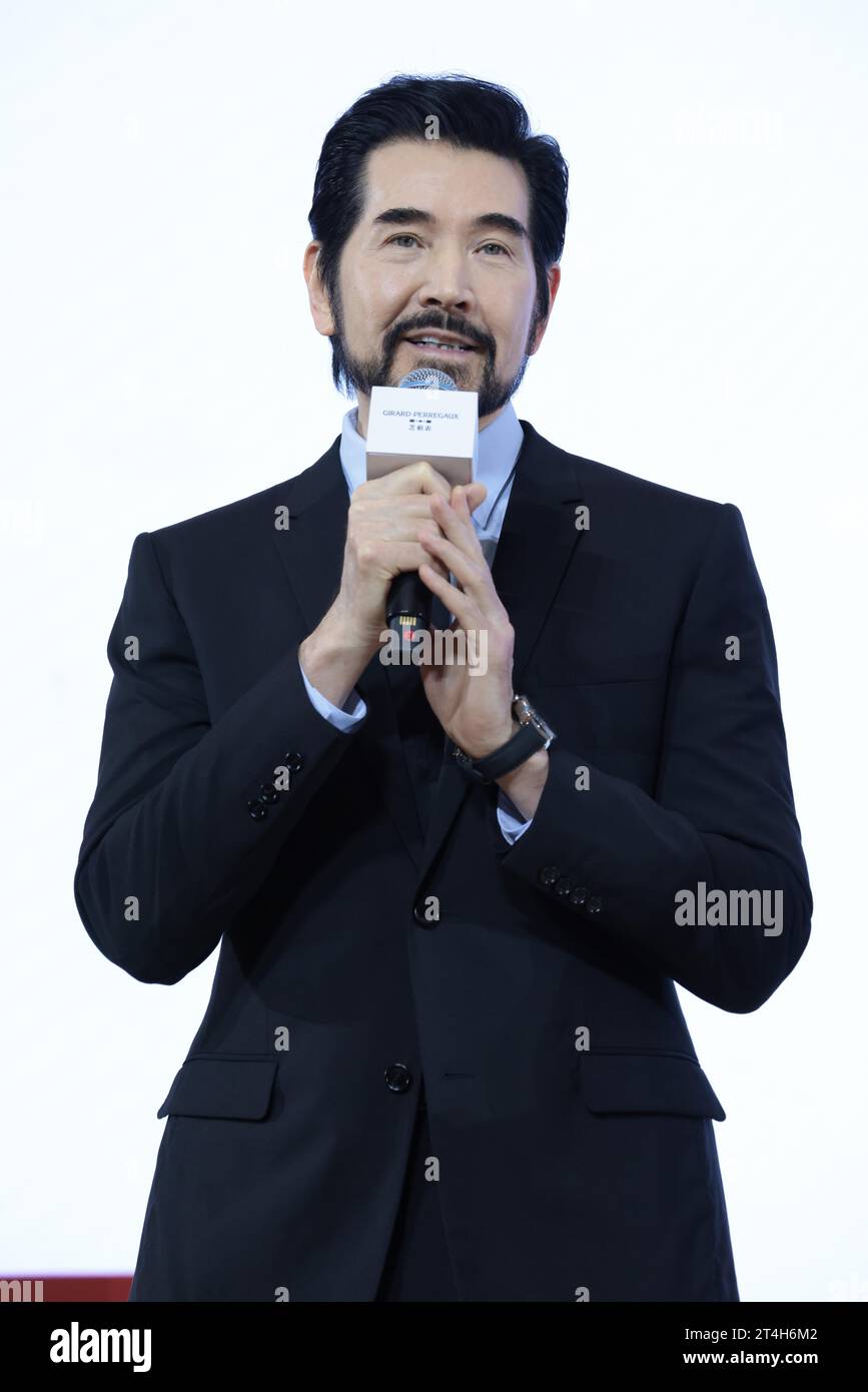 Chinese American pop icon and singer Fei Xiang attends an activity in ...