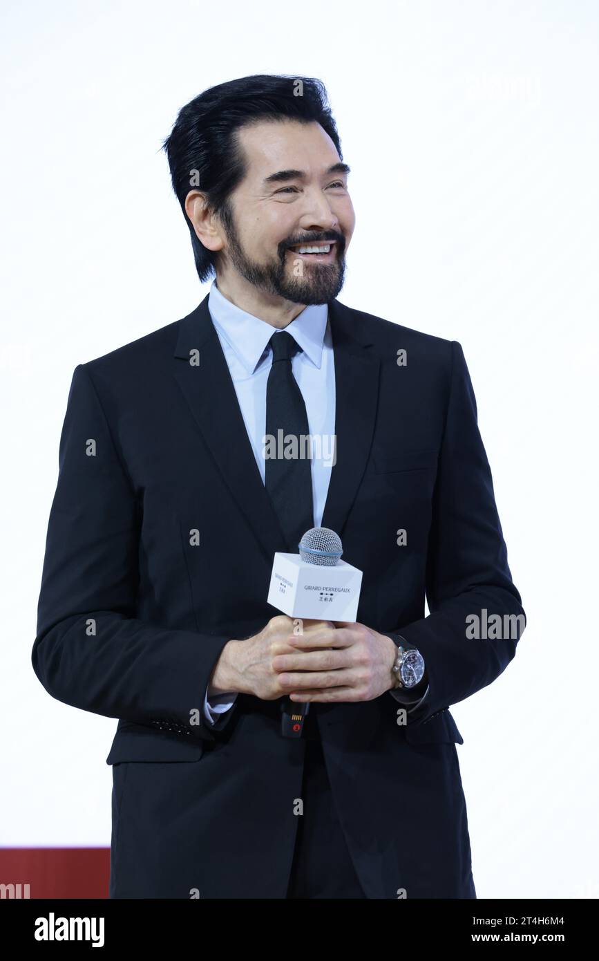 Chinese American pop icon and singer Fei Xiang attends an activity in ...