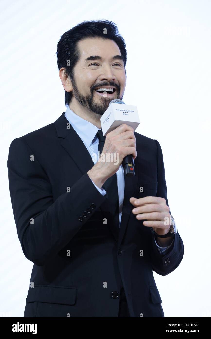 Chinese American pop icon and singer Fei Xiang attends an activity in ...