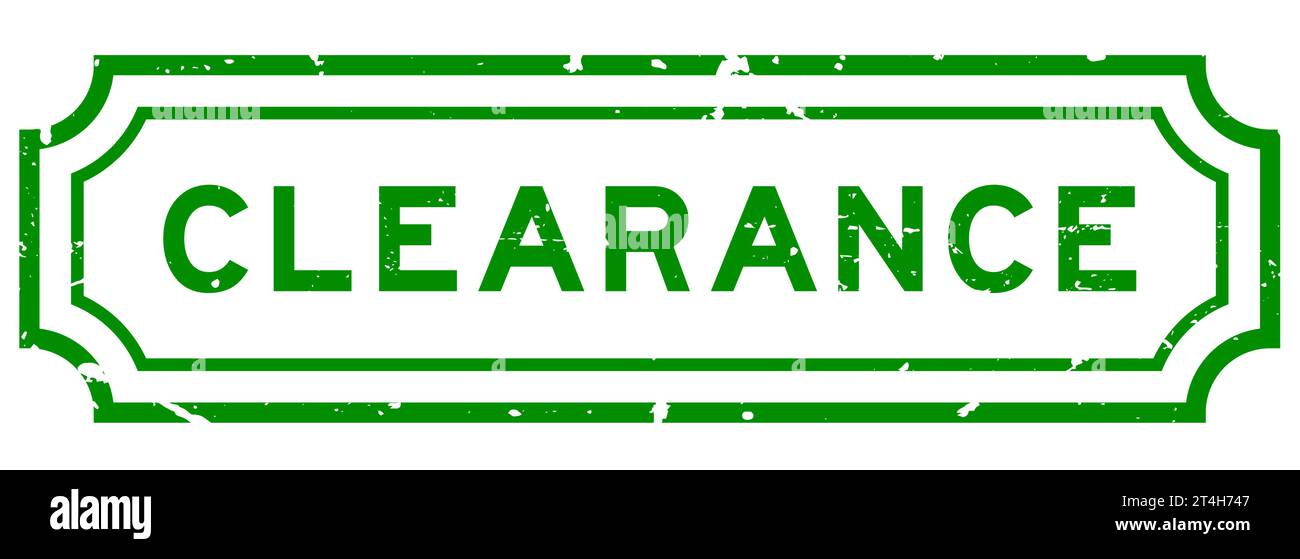 Grunge green clearance word rubber seal stamp on white background Stock ...